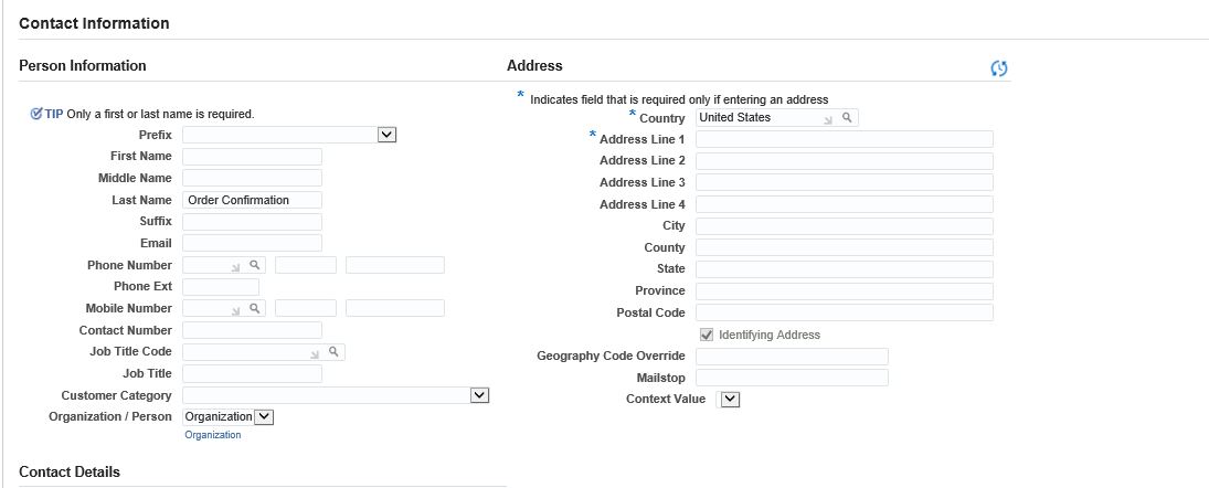 R 12 2 8 Customer Master During Customer Contact Creation Address Line 1 Is Not A Mandatory