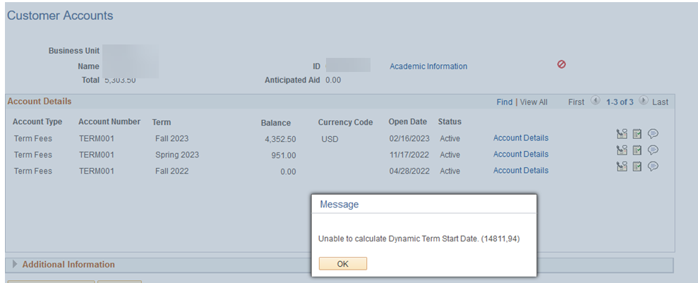 Unable To Calculate Dynamic Term Start Date 1481194 — Oracle Mosc 0108