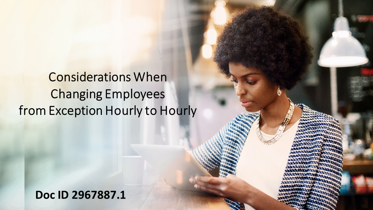 New How To Document to Switch Employees From Exception Hourly to Hourly ...