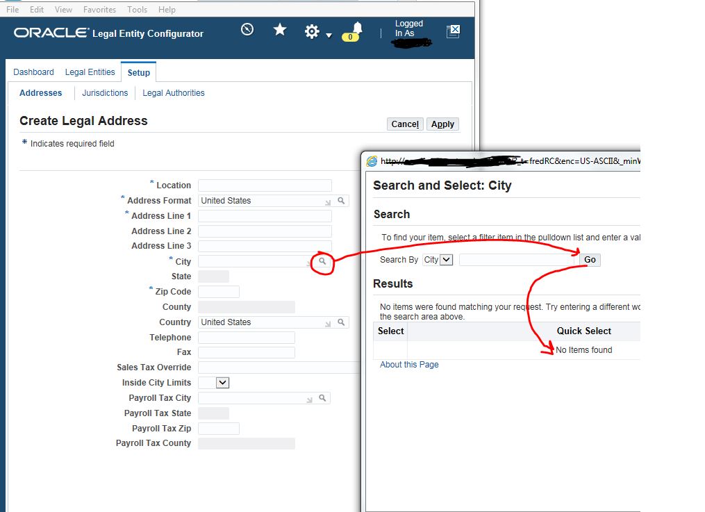 Creating A Tax Authority How To Populate City Lov On Legal Address [r12 2 5] — Oracle Mosc
