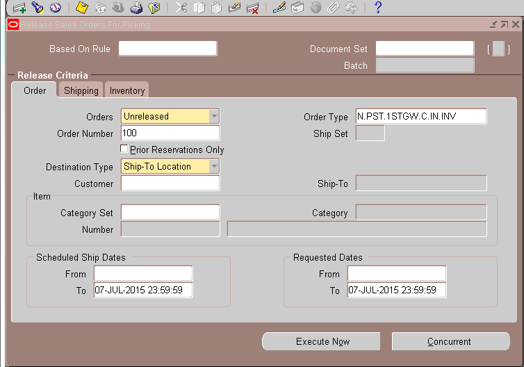 Order Number is Not Picking in Launch Picking Release — oracle-mosc