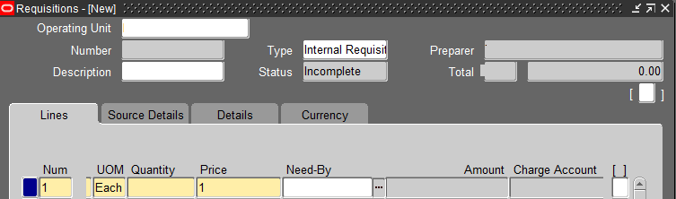 Oracle R12 Requisition How Need By Date Default — Oracle Mosc
