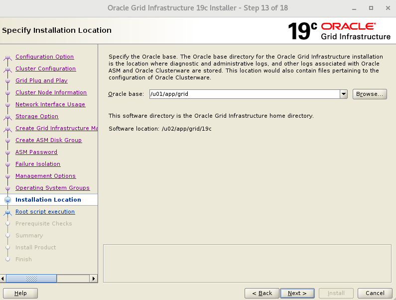 Error "INS-44002" even if the location is empty — oracle-mosc