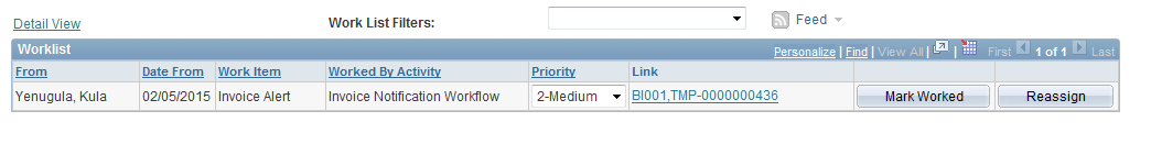 Reassigning an invoice to new approver - Invoice Approval Reassign ...