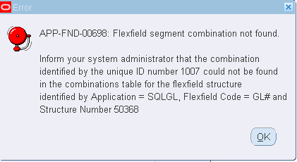 How To Resolve Master Items Form in Oracle Inventory EBS R12 Returned ...