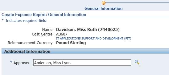 Approver not appearing on the Create Expense Report: Review screen and ...