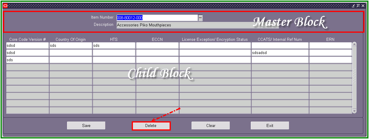 How To Delete Master Records In Master Details Form Oracle mosc