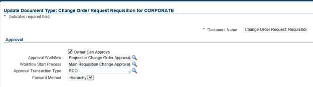 change order request Requisition — oracle-mosc