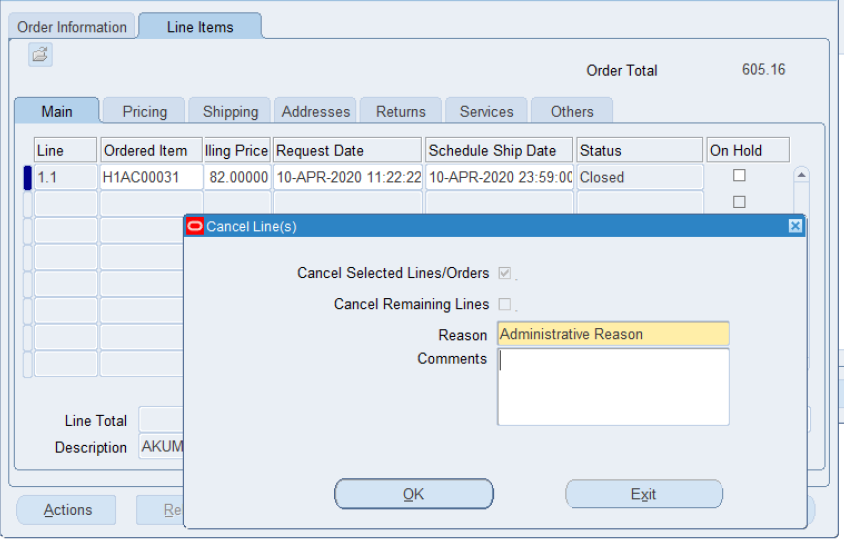 How To Control Schedule Ship Date Update On Sales Order Line — Oracle Mosc
