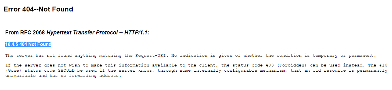 From RFC 2068 Hypertext Transfer Protocol - New war deployed — oracle-mosc