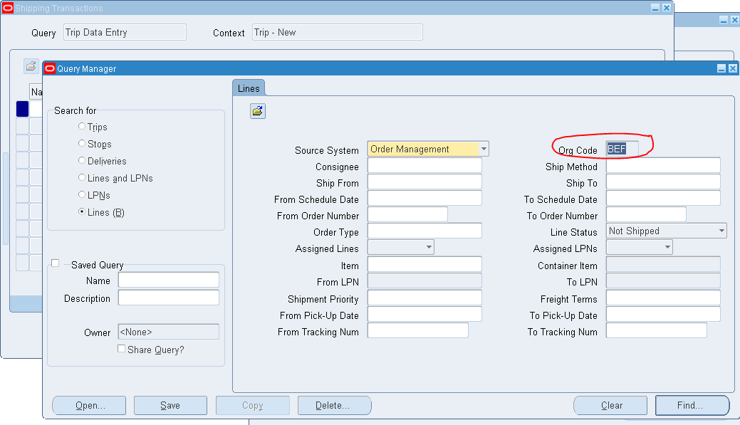 How To Setup The Default Org Code For Shipping Transaction — Oracle Mosc 