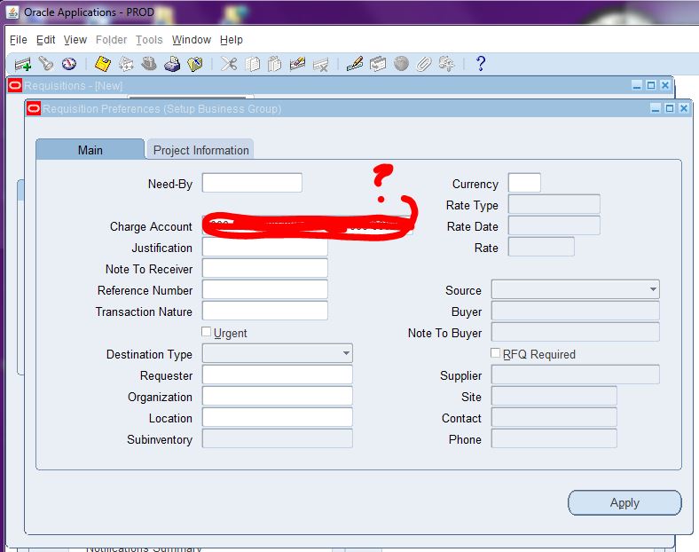 What Table Stores Requisition Preferences In V12 2 5 — Oracle Mosc