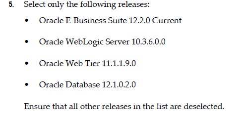 R12.2.9 Download from Delivery — oracle-mosc