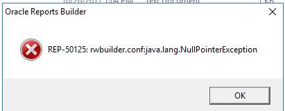 REP-50125: rwbuilder.conf:java.lang.NullPointerException -- reports 12.2.1.3.0 — oracle-mosc