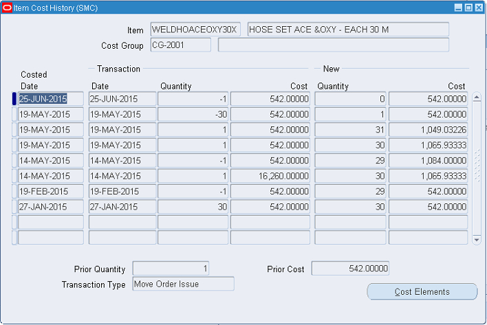 FIFO - Return to Vendor Transaction Costing — oracle-mosc