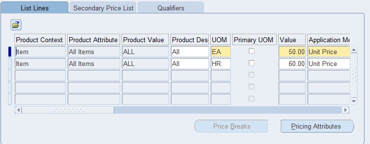 How to price Sales Orders having same items different UOM — oracle-mosc
