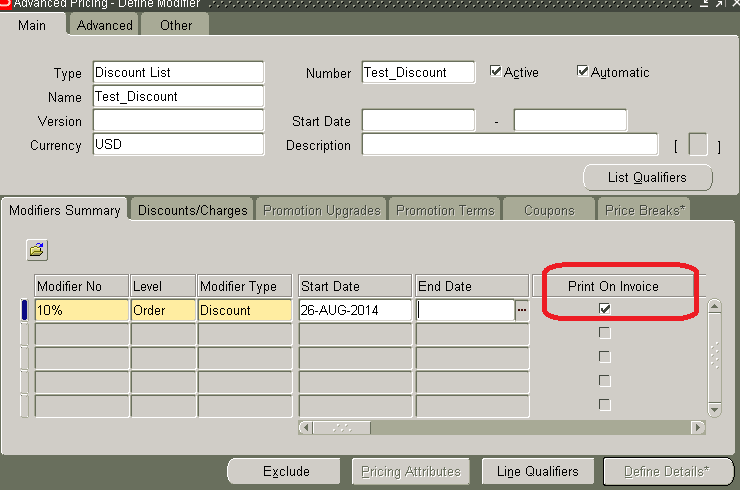 Override Show Discount Details On Invoice Using A Manual Modifier — Oracle Mosc