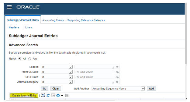 Does Manual entry created through subledger journal entry screen of FAH/SLA pass through FAH/SLA ...