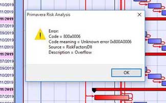PRA-Overflow Error — oracle-mosc