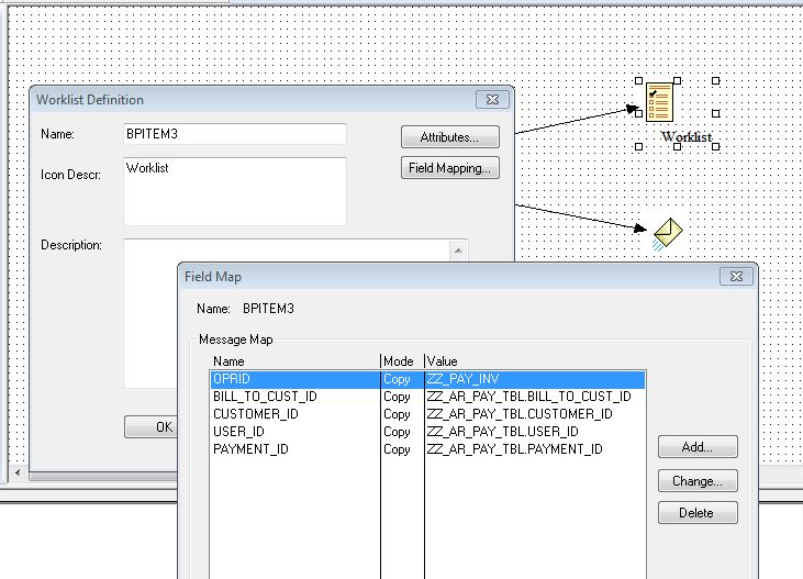 Need name of PS table that stores field mapping for a worklist — oracle ...
