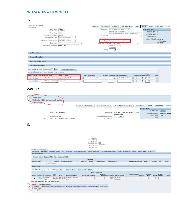 Purchase Requisition Pr Not Being Automatically Created For An Non Stock Direct Item From Work