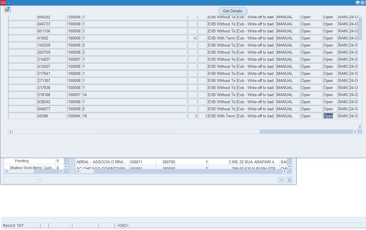Vertical Scrollbar Is Not Scrolling Through All Records In Folder Form — Oracle Mosc 