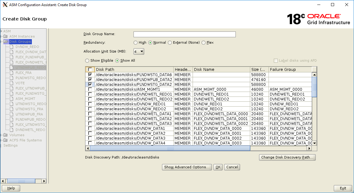 ASM Disk Header shows as Member but name and diskgroup not been displayed. — oracle-mosc