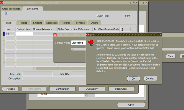 Defining A Value Set Calendar For A Dff — Oracle Mosc 5141