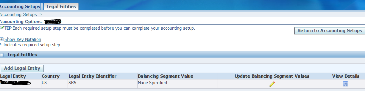 New Legal Entity Setup- Adding Balancing Segments. — oracle-mosc