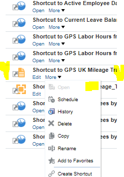 Bi Publisher Report Shortcut — oracle-mosc