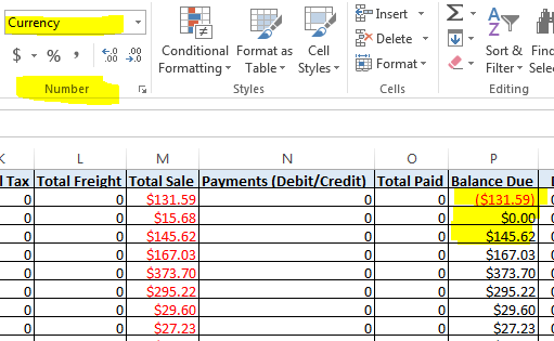 How To Format The Numbers Into Excels Accounting Format Automatically Using Rtf Template 9169