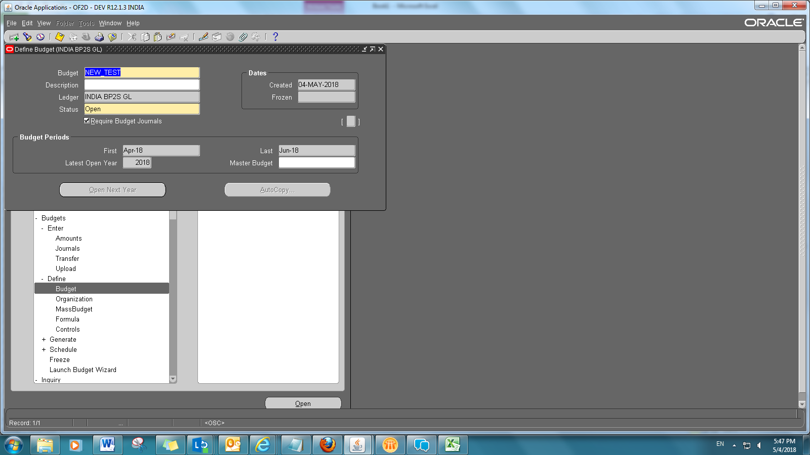 Funds Reservation Failure — oracle-mosc