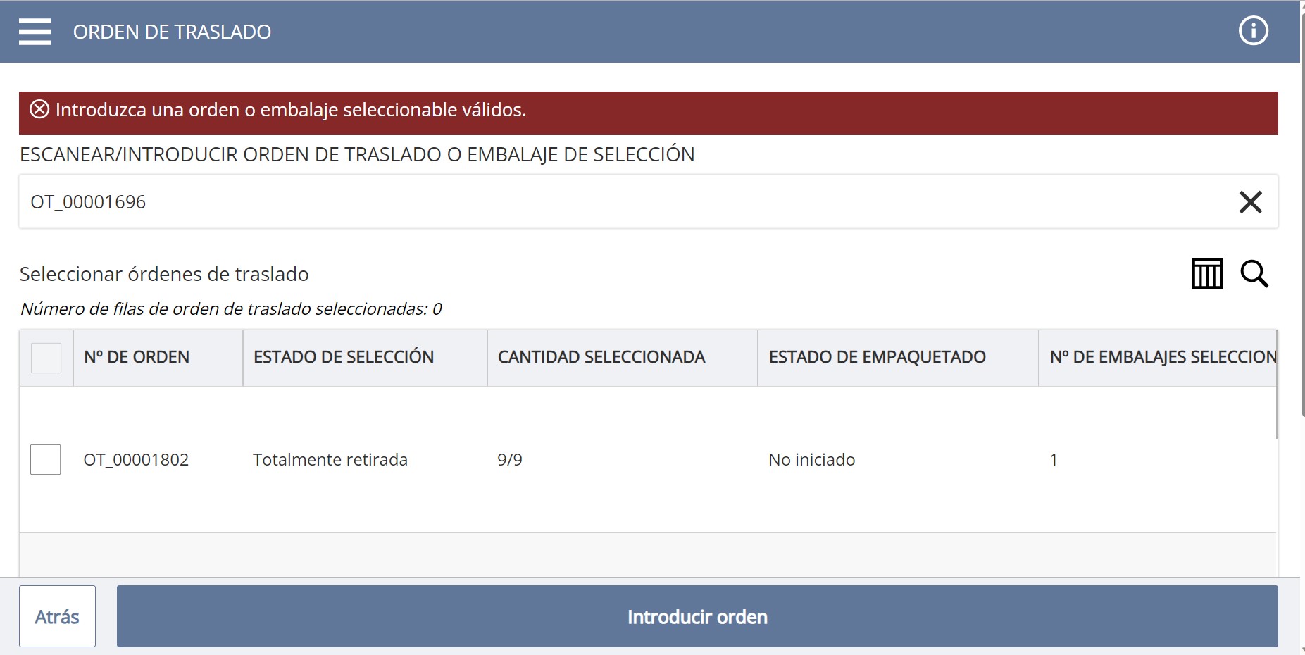 POR QUE NO SE VISUALIZAN ORDENES DE TRASLADO EN EL PROCESO DE ...