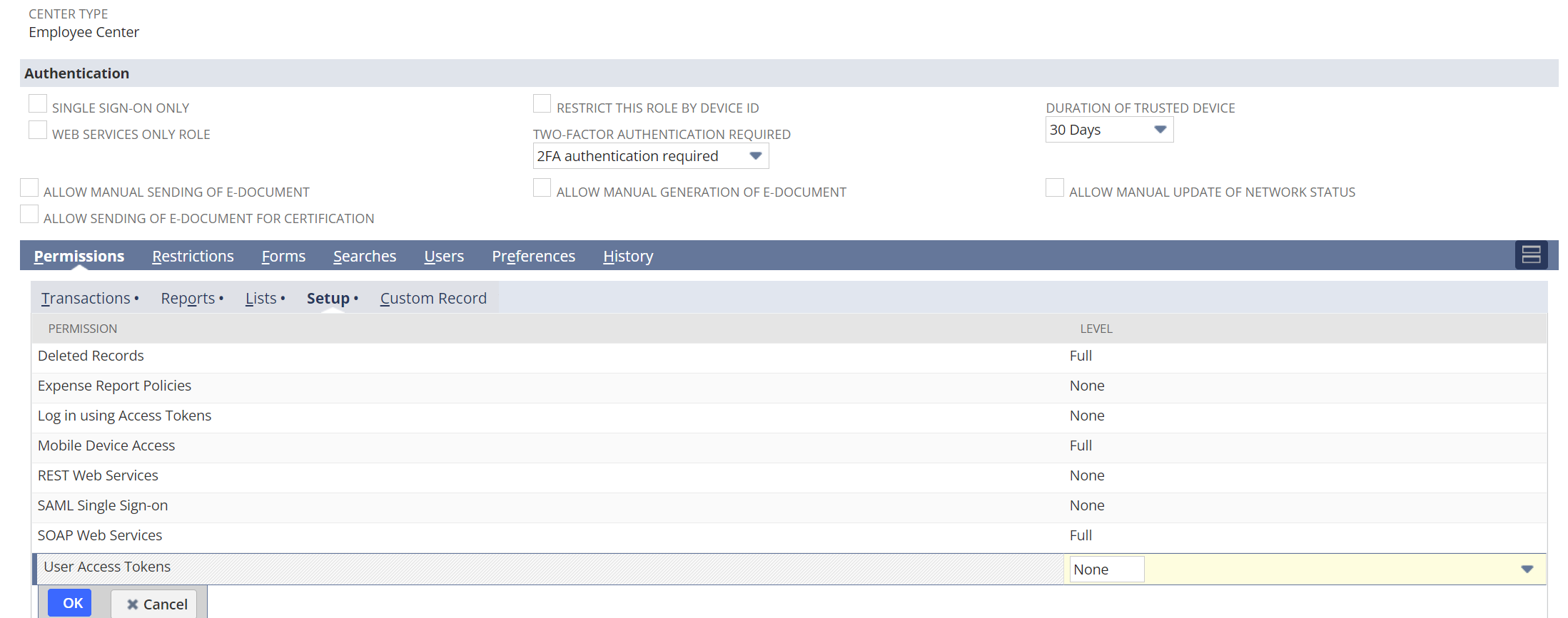 How to add SAML Single Sign-on permission to a role in Employee Center ...