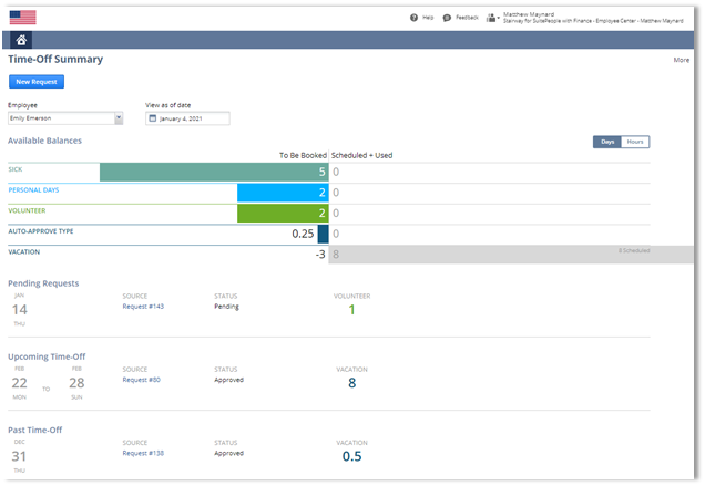 How to Manage Time-off Requests in Employee Center — NetSuite Community