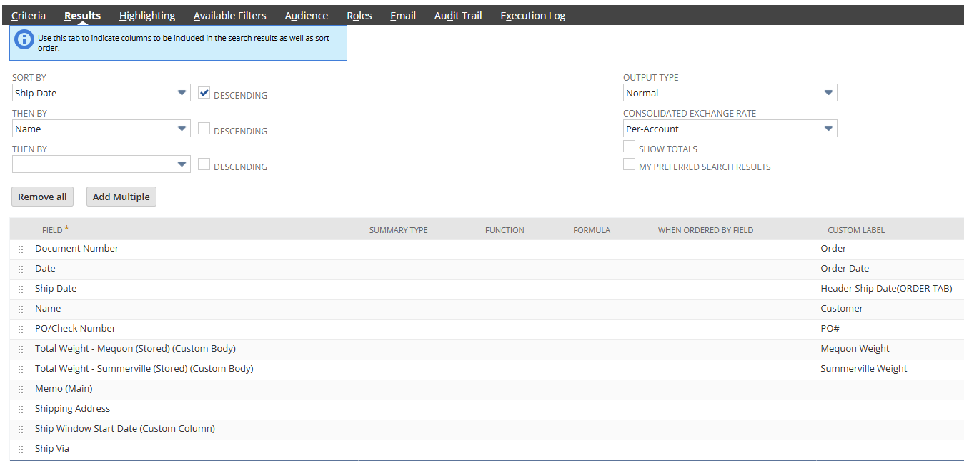 Need help understanding wave templates and wave results — NetSuite ...