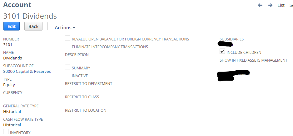 Trial Balance - Account Type 'Equity' — NetSuite Community