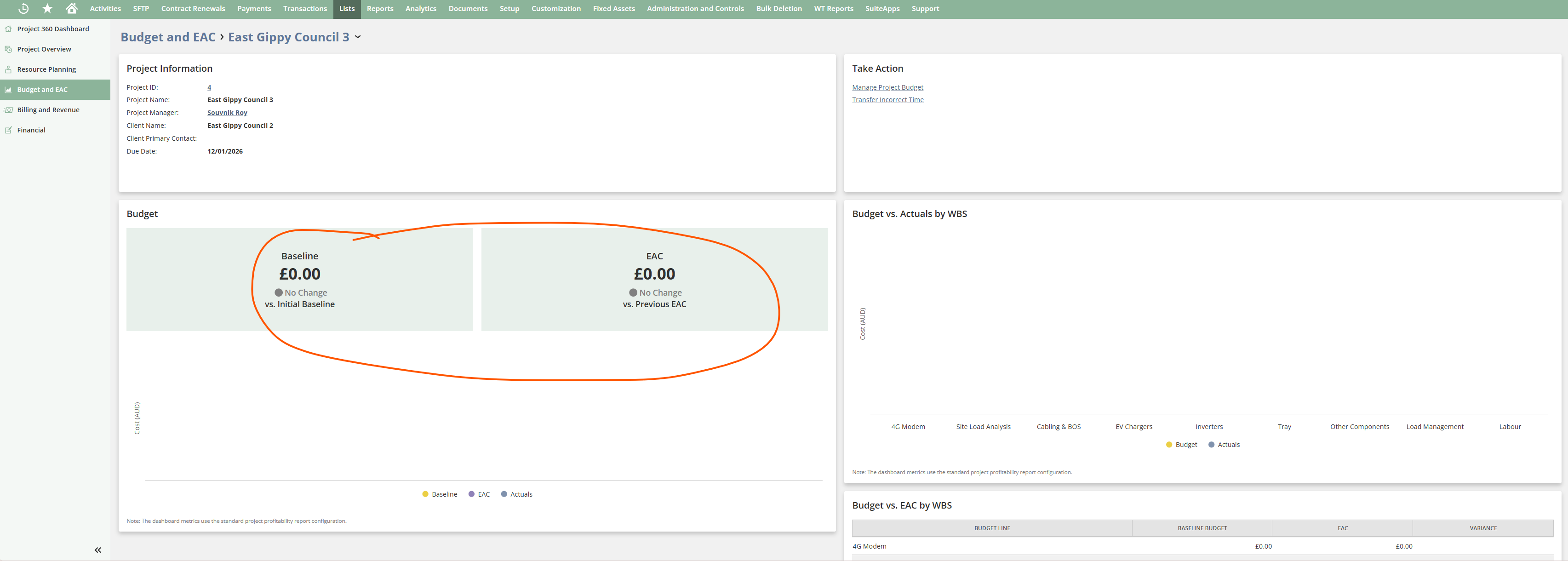 Project 360 Dashboard Currency Symbol — NetSuite Community