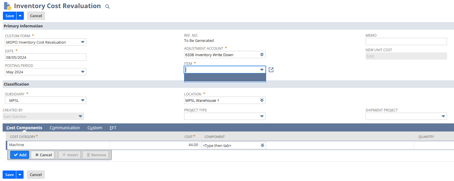 How does the Inventory Cost Revaluation transaction work? — NetSuite ...