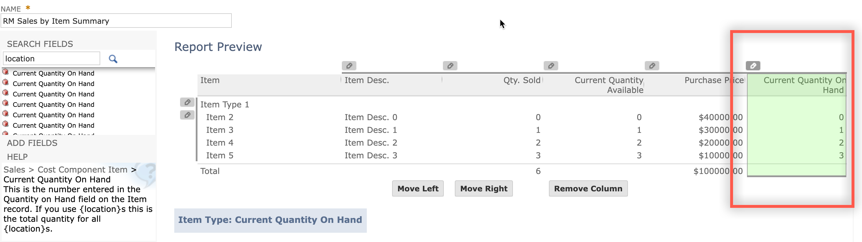 How to display Quantity On hand/Available by location — NetSuite Community
