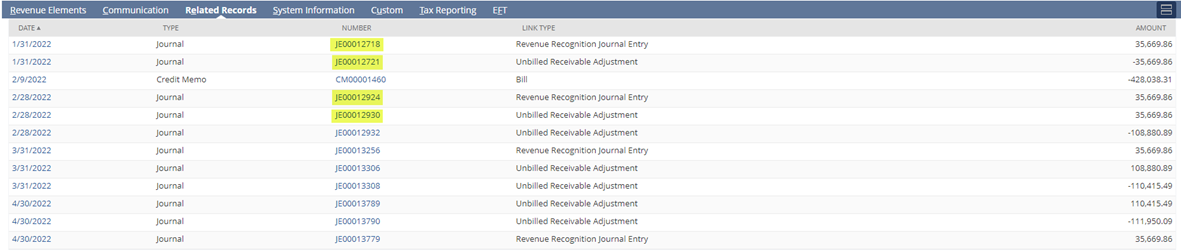 Unbilled Receivable - Reclassification Entry - Advanced Revenue ...