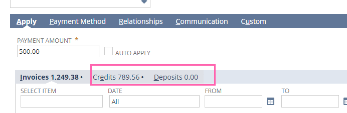 How to add Credits and Deposits to a Customer Payment after saving the ...