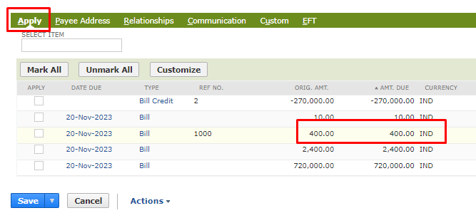 How to close Partial Bill Payment — NetSuite Community