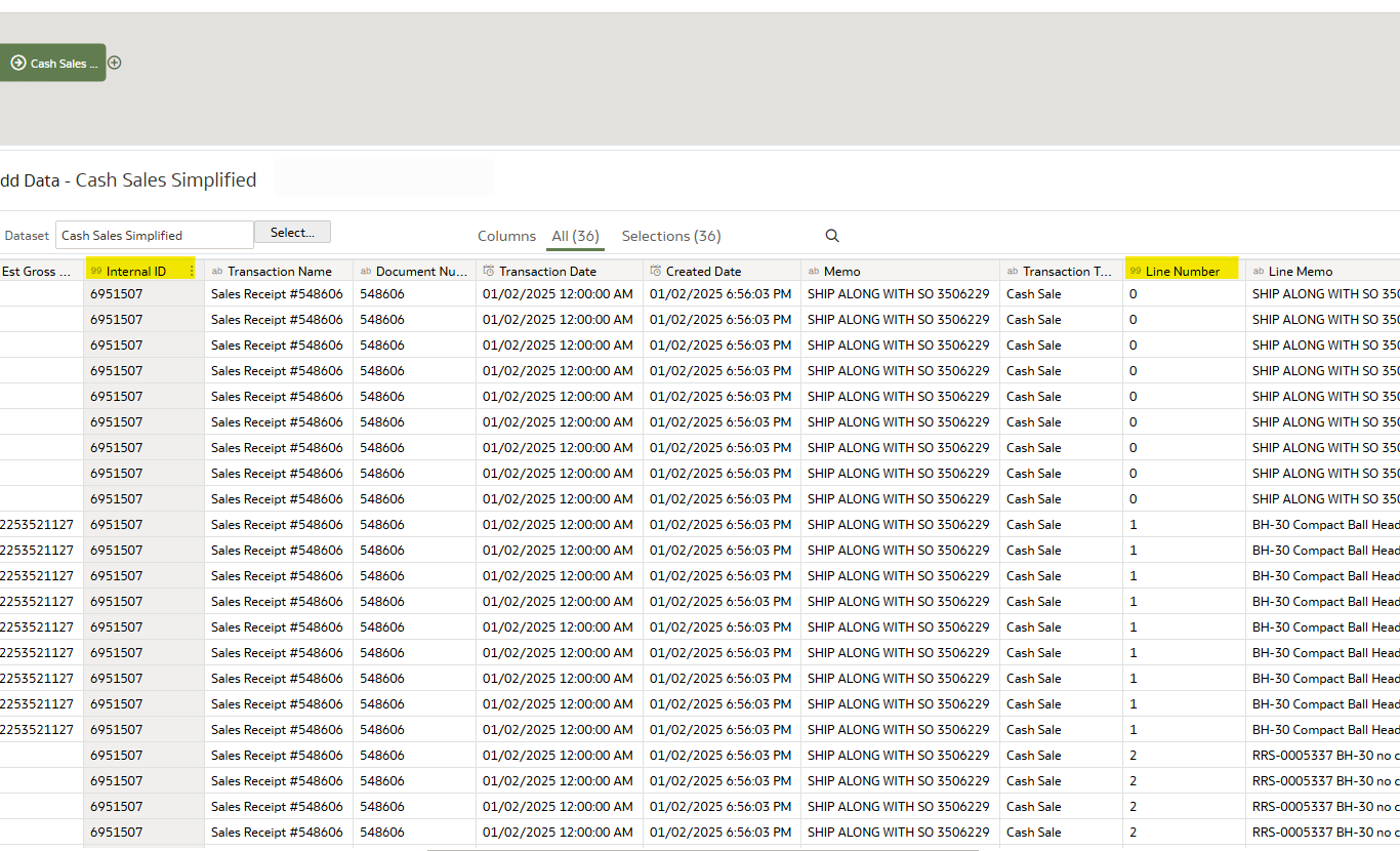 NetSuite Analytics Warehouse (NSAW) Duplicating Rows in Data Flow ...