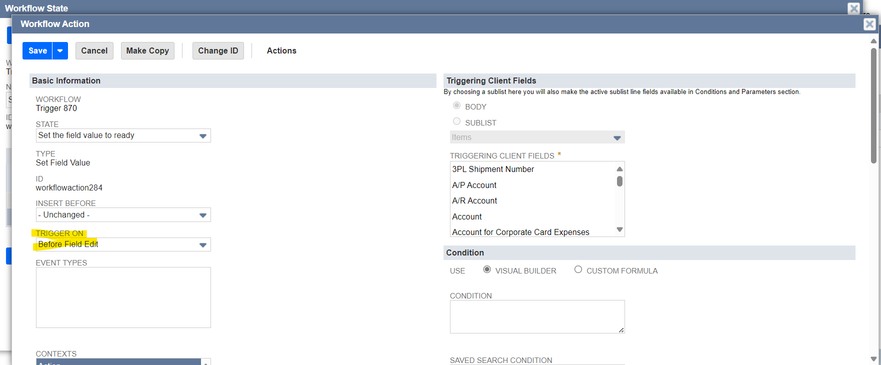 Workflow: trigger action upon clicking cancel order button in sales order — NetSuite Community