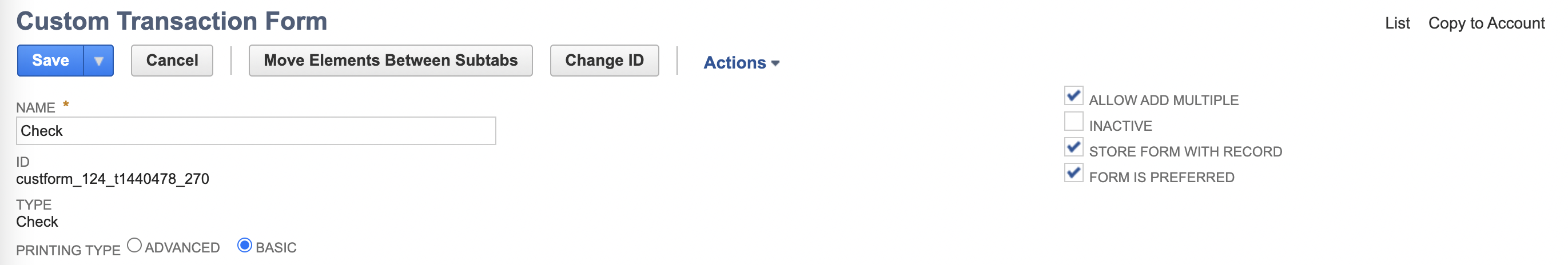 Basic print form for Customer refund Checks — NetSuite Community