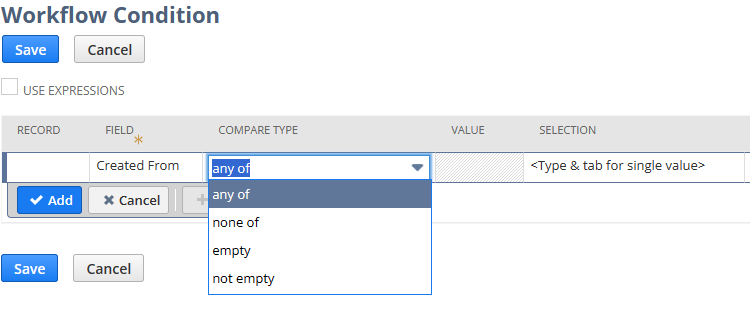 How To Create A Contains Formula For Created From Field — Netsuite 2299
