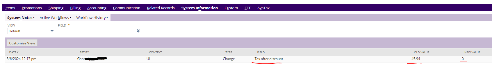 So Workflow Set Field Value From A System Notes Old Value — Netsuite Community 5717