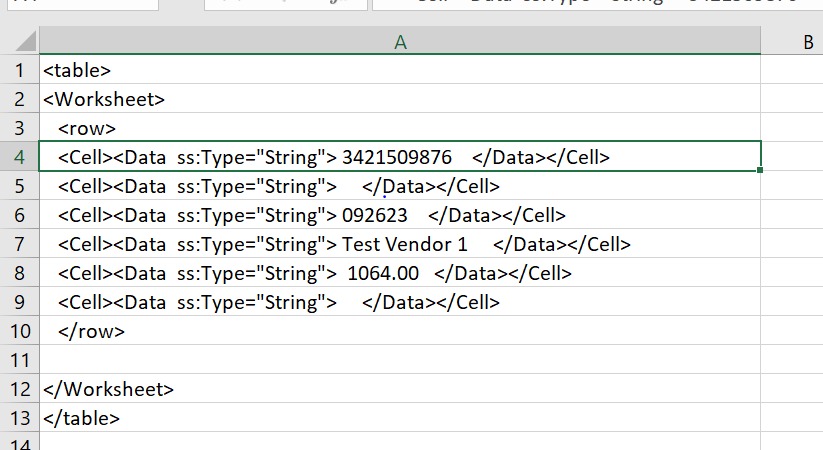 How to insert data into csv into file Payment File Format in EFT ...