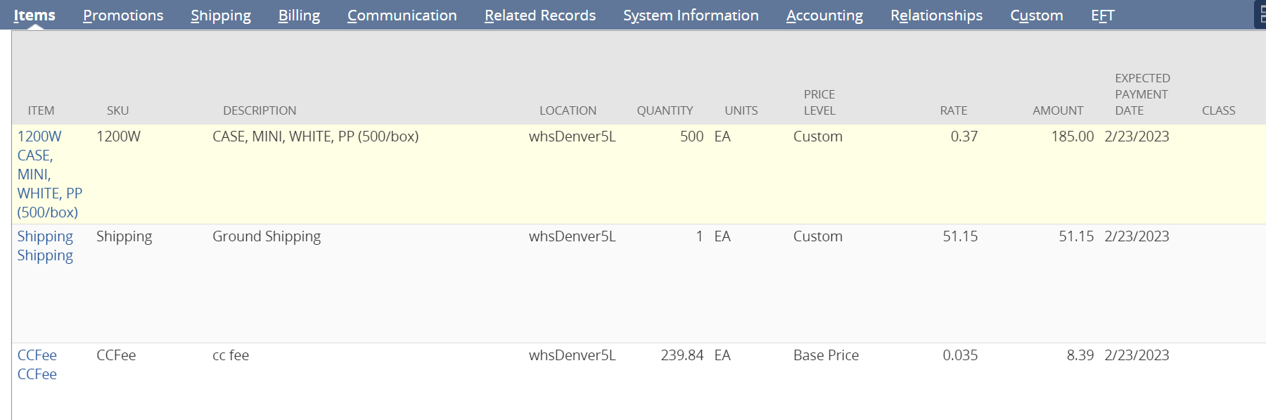 How to update Class line field on Invoices? — NetSuite Community
